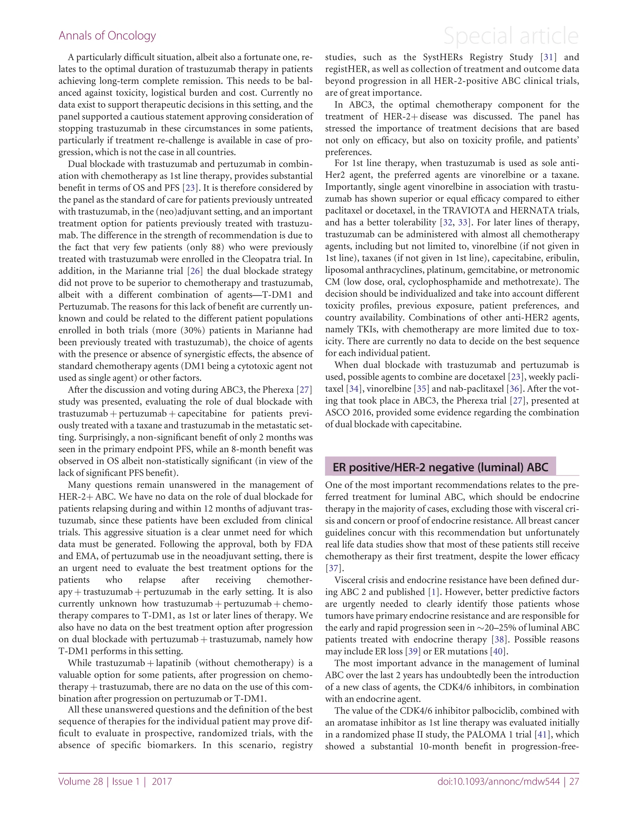 guia de manejo clinico para el cancer de mama avanzado ABC breast ...