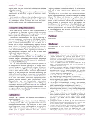 guia de manejo clinico para el cancer de mama avanzado ABC breast ...