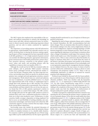 guia de manejo clinico para el cancer de mama avanzado ABC breast ...