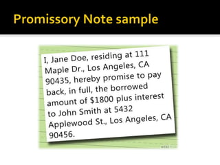 PRESENTMENT FOR PAYMENT | PPTX