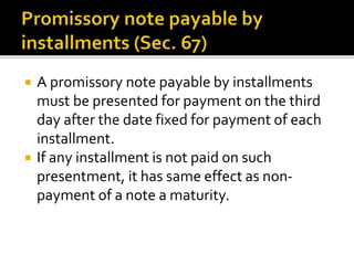 PRESENTMENT FOR PAYMENT | PPTX