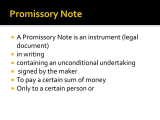 PRESENTMENT FOR PAYMENT | PPTX