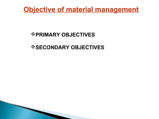 Material Management and ABC analysis | PPT