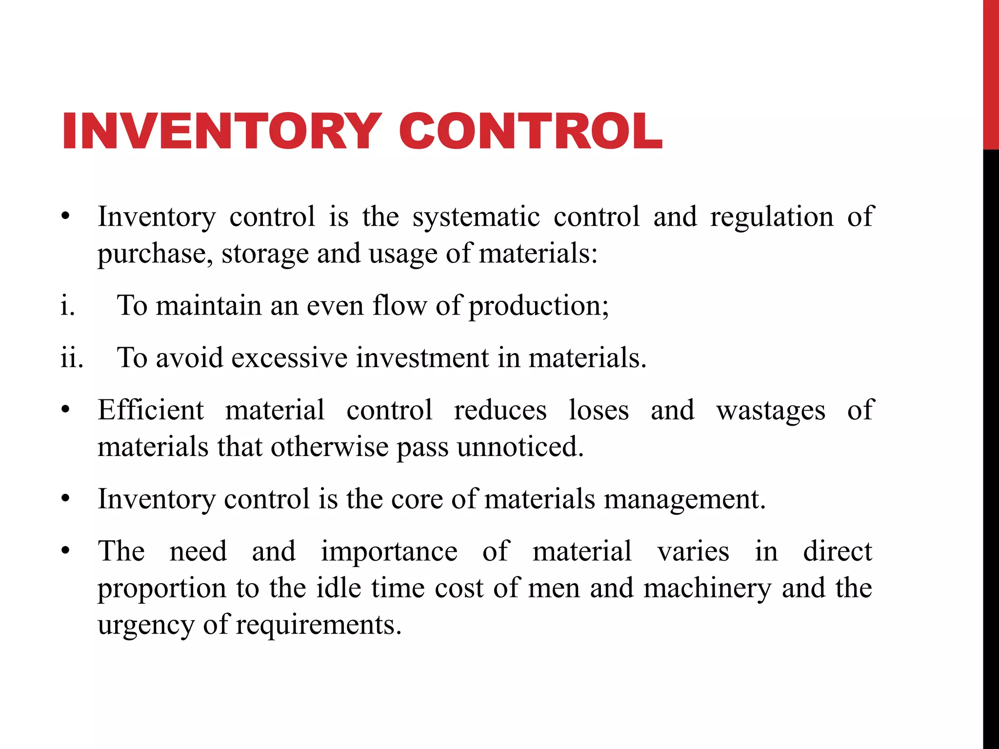 ABC Analysis-Inventory Management | PPTX
