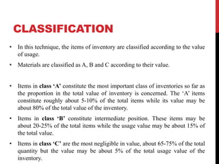 ABC Analysis-Inventory Management | PPTX