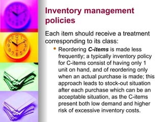ABC Analysis inventory Managment - Warehousing | PPTX
