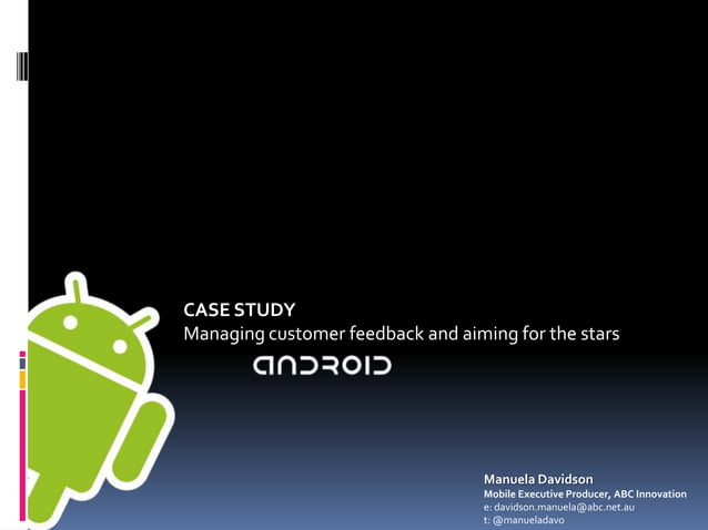 Abc android case study | PPT