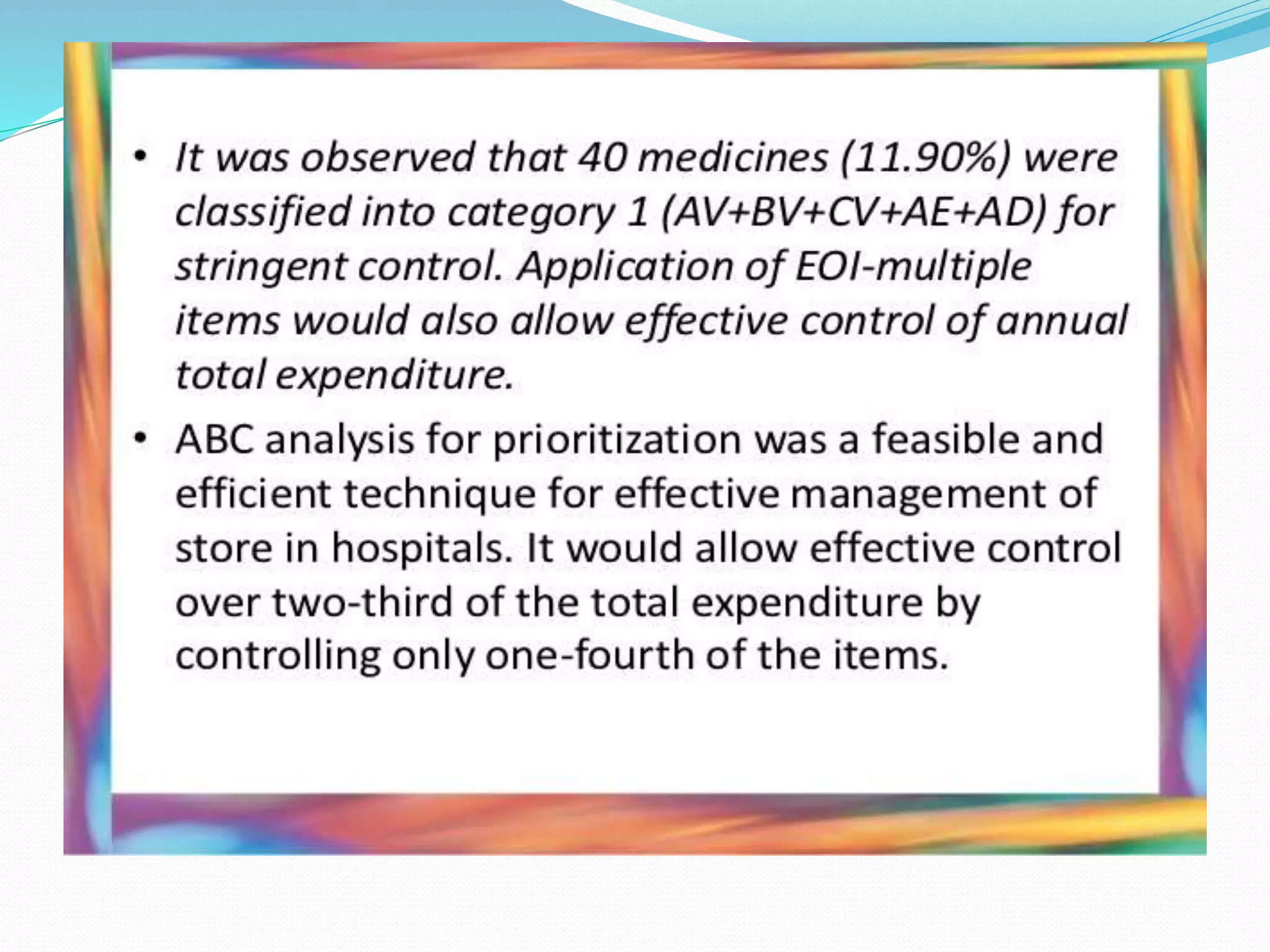 ABC and VED Analysis | PPTX