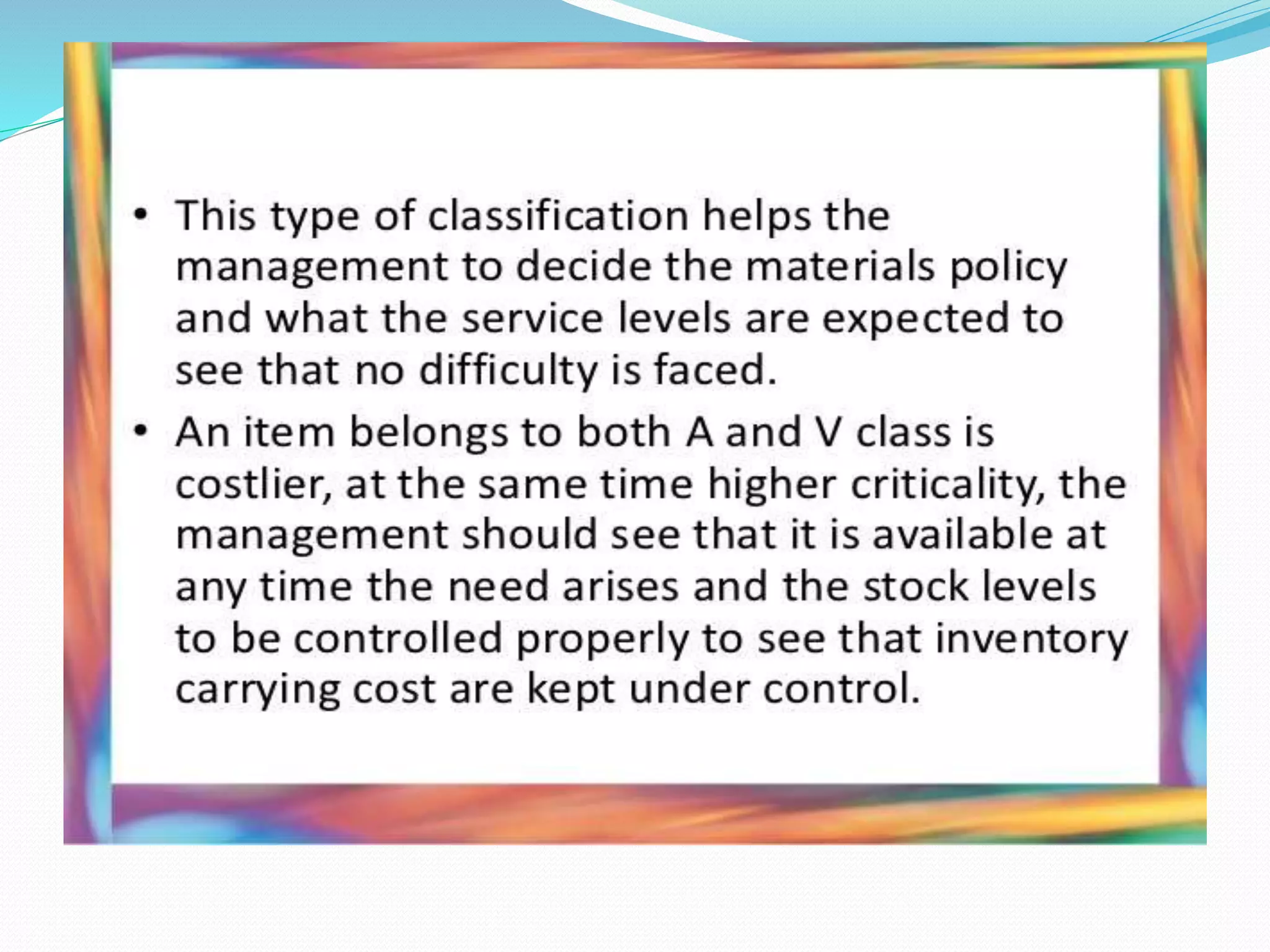 ABC and VED Analysis | PPTX