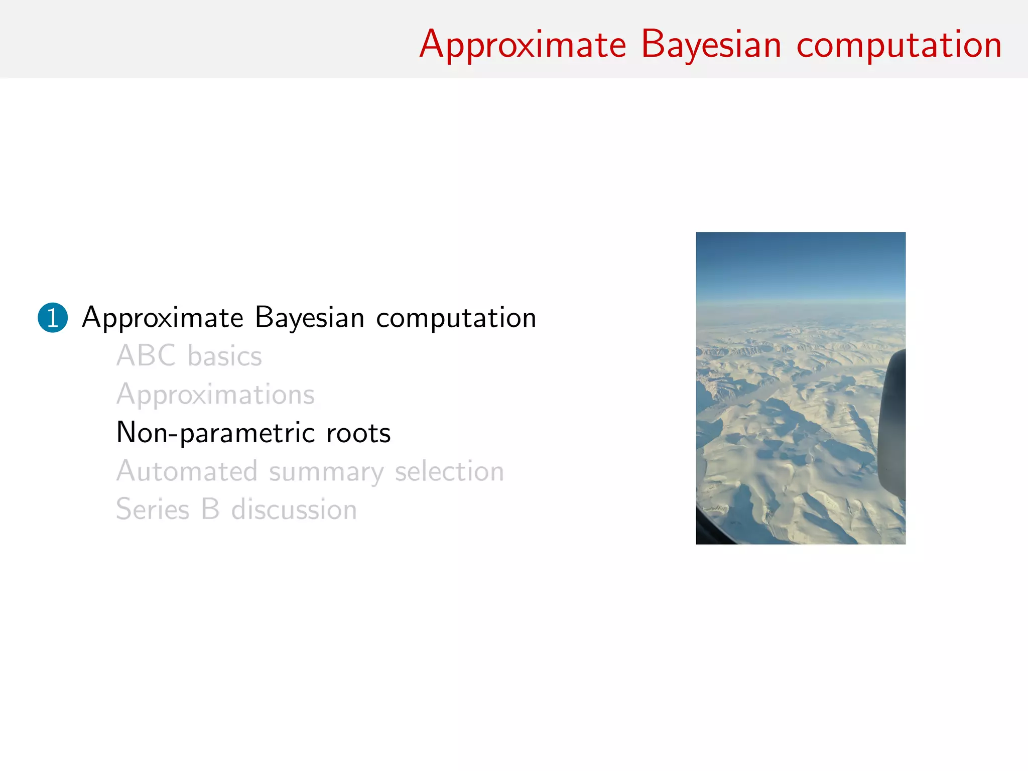 ABC workshop: 17w5025 | PPT