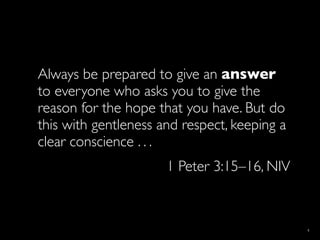 A1. Introduction to Apologetics | PDF
