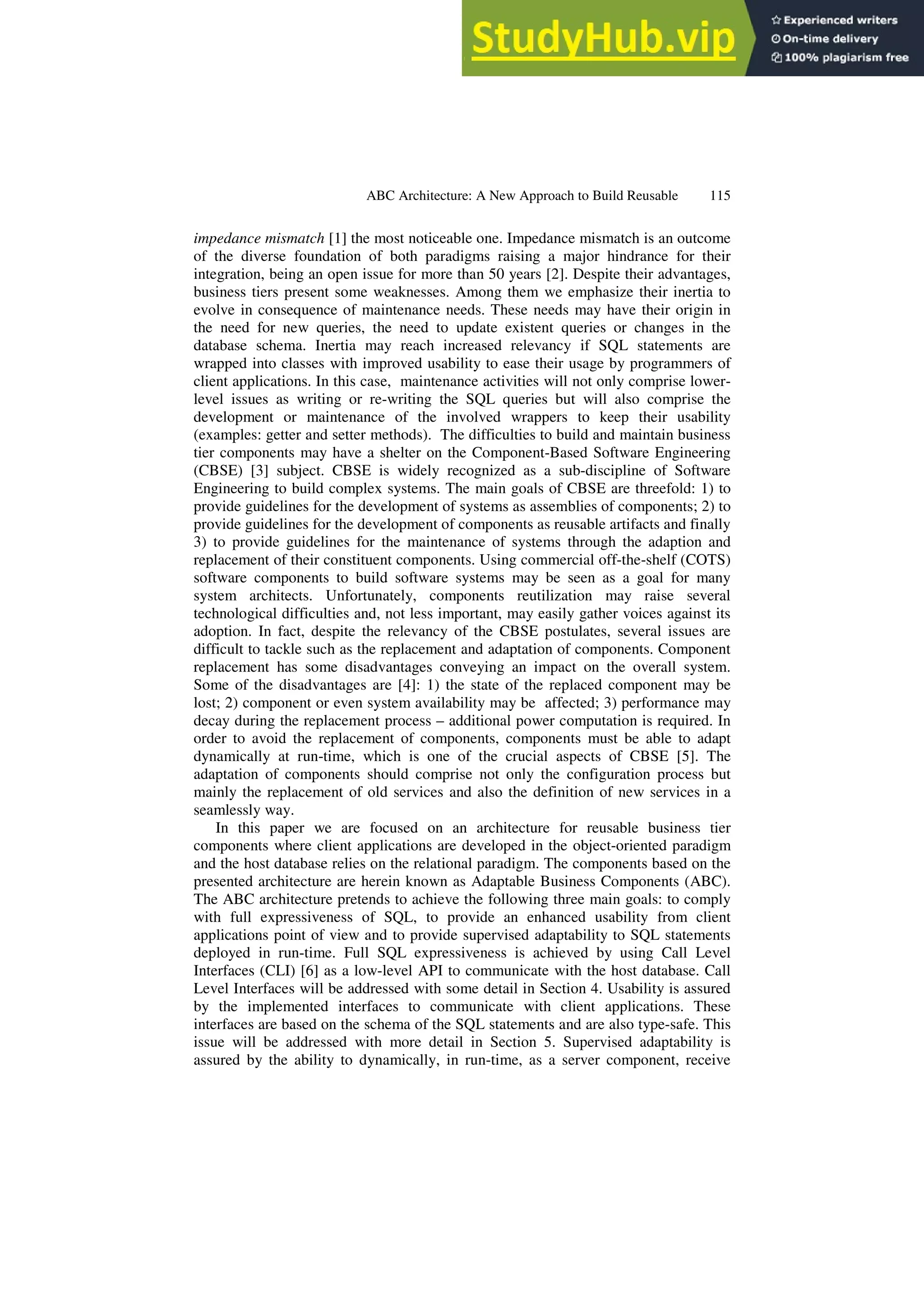 ABC Architecture A New Approach To Build Reusable And Adaptable ...