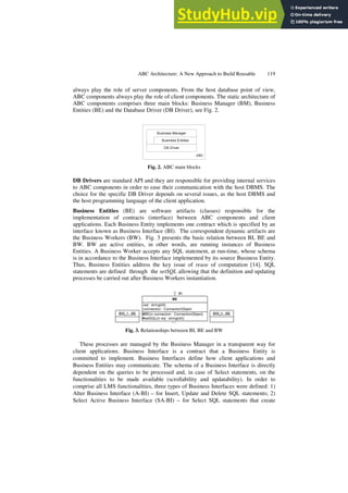 ABC Architecture A New Approach To Build Reusable And Adaptable Business Tier Components Based ...