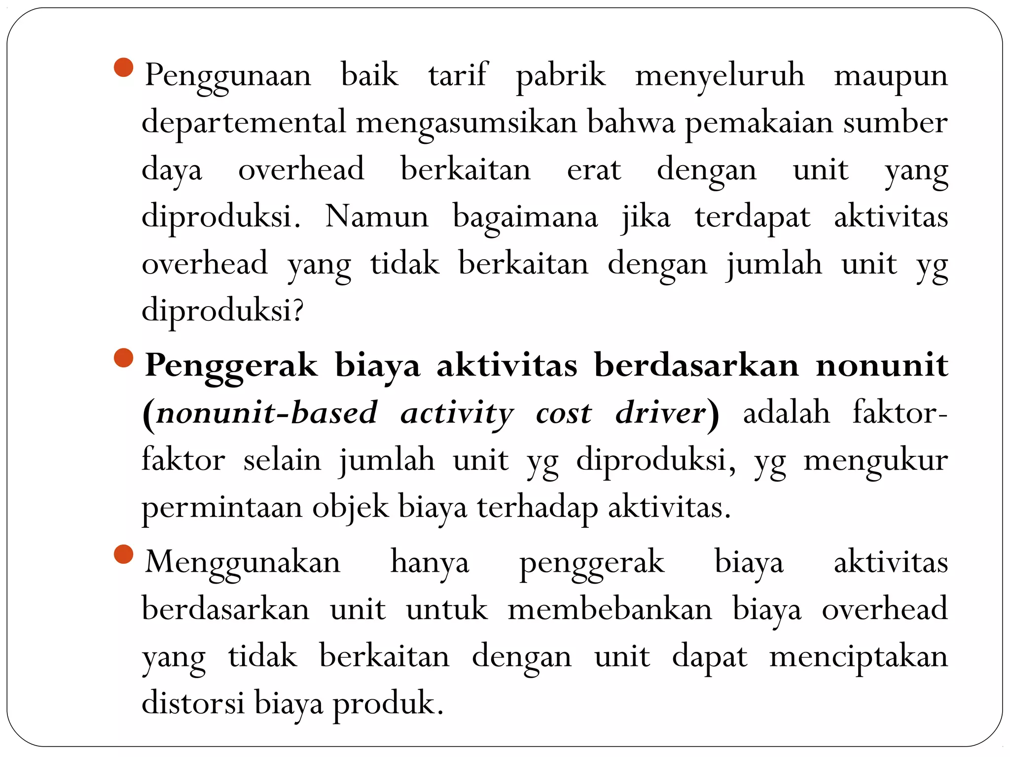 Activity Based Costing (ABC) | PPT