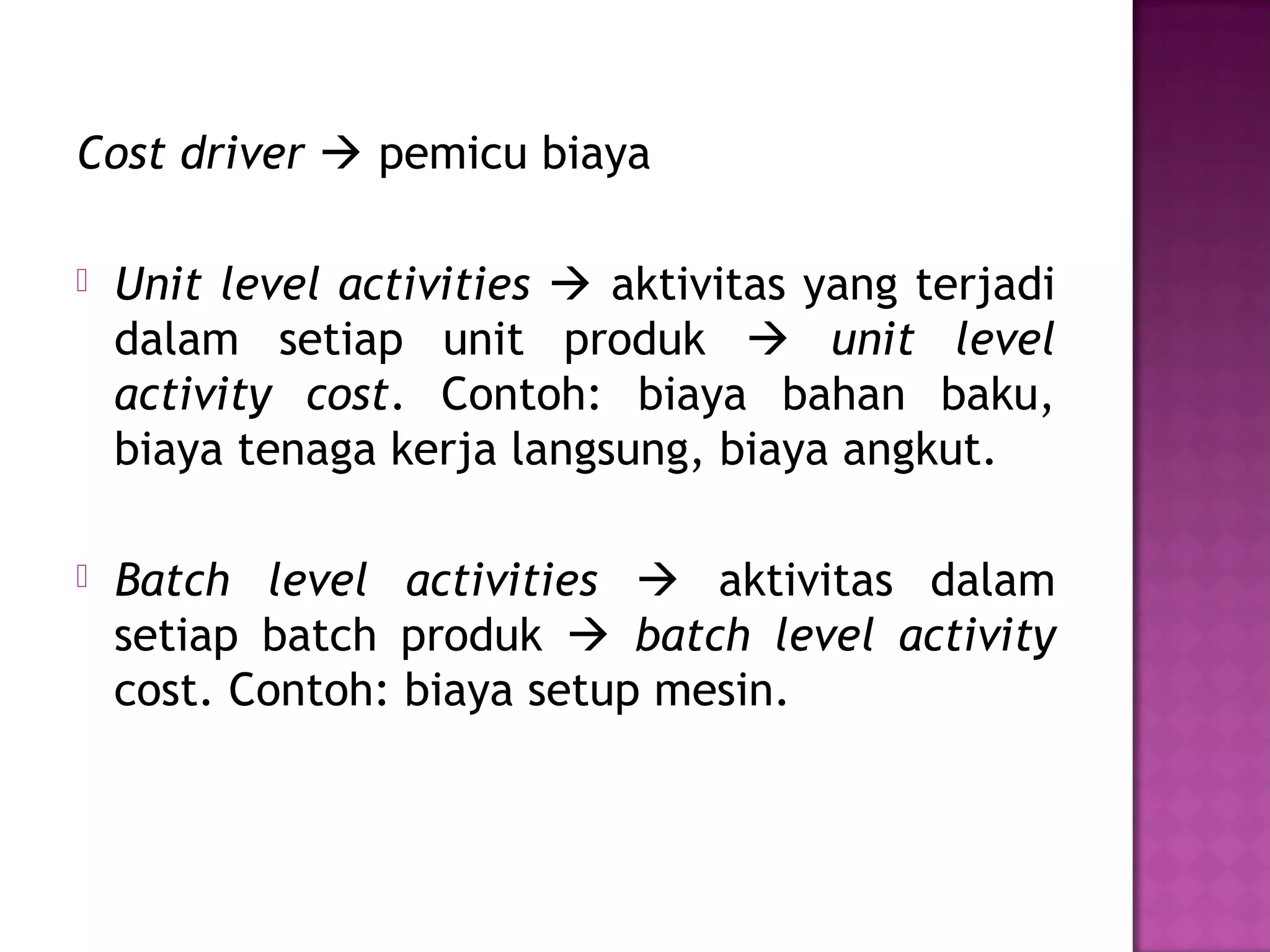 Activity Based Costing (ABC) | PPT