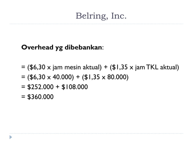 Activity Based Costing (ABC) | PPT