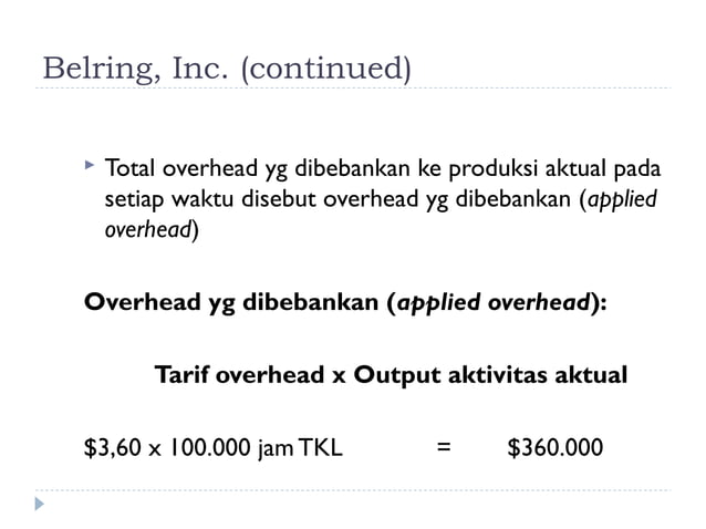 Activity Based Costing (ABC) | PPT