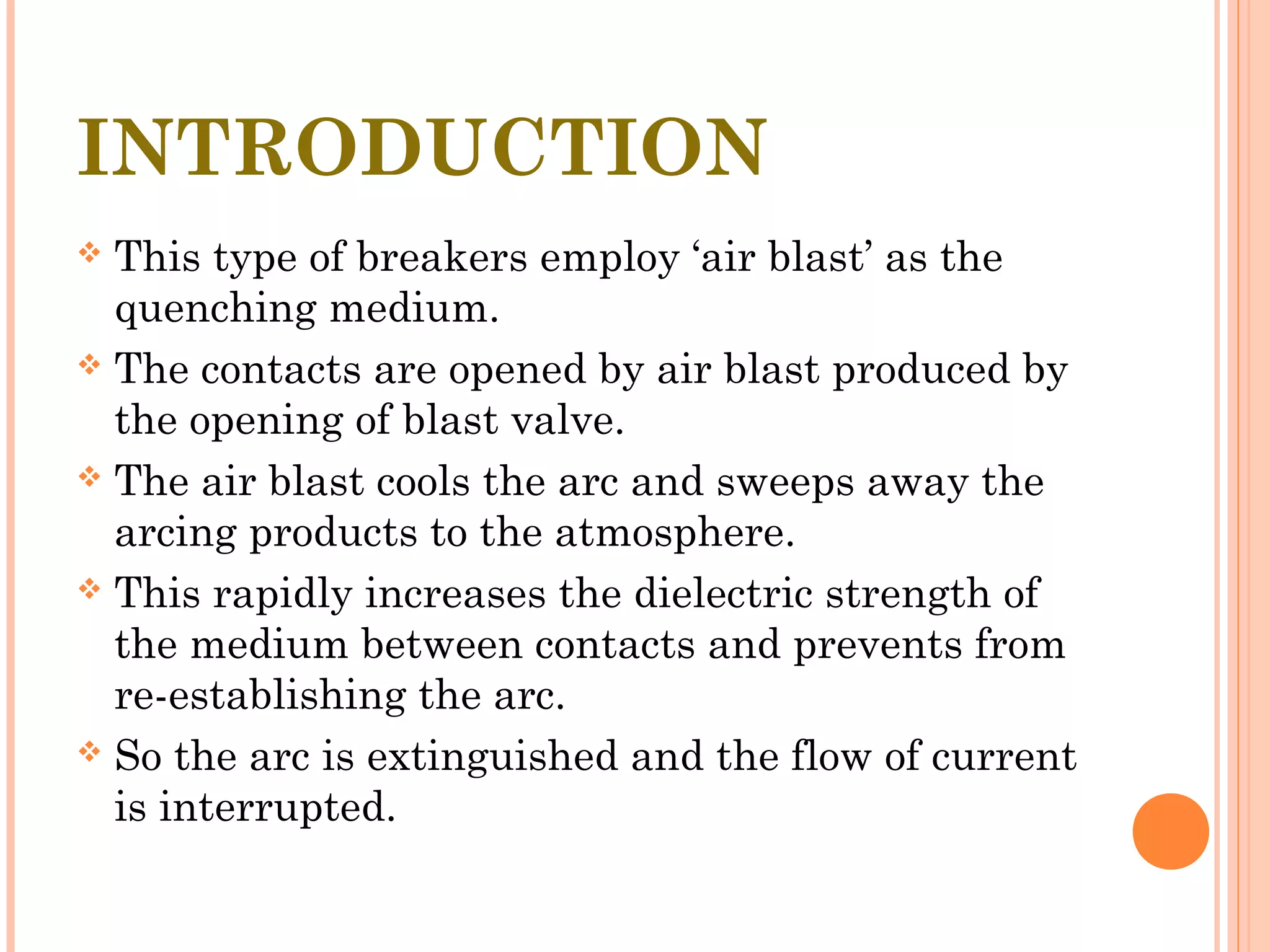 ABCB(air blast circuit breaker) | PPT