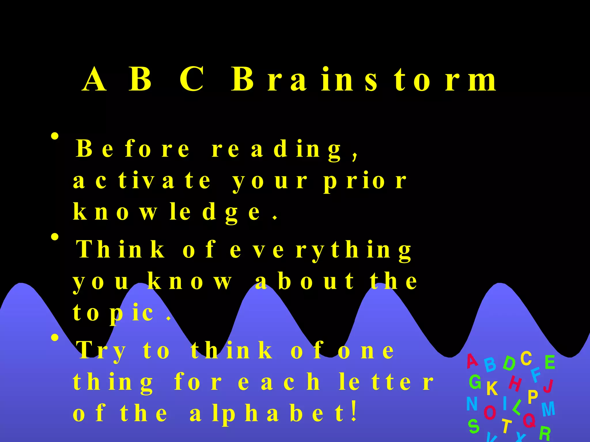 Abc brainstorm[1] | PPT