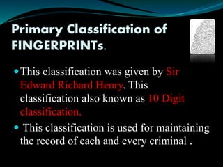 Fingerprint Classification | PPTX