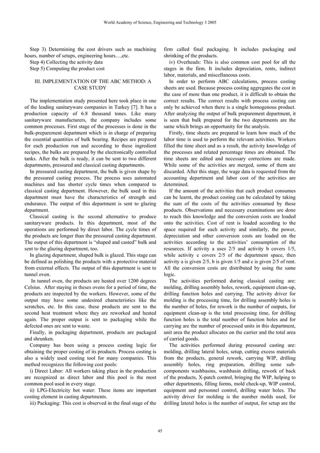 Abc case study | PDF | Business Accounting & Finance | Business