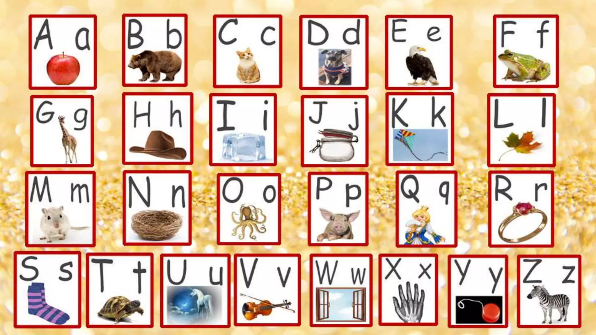 Abc English Chart / Abecedario de Inglés | PPT
