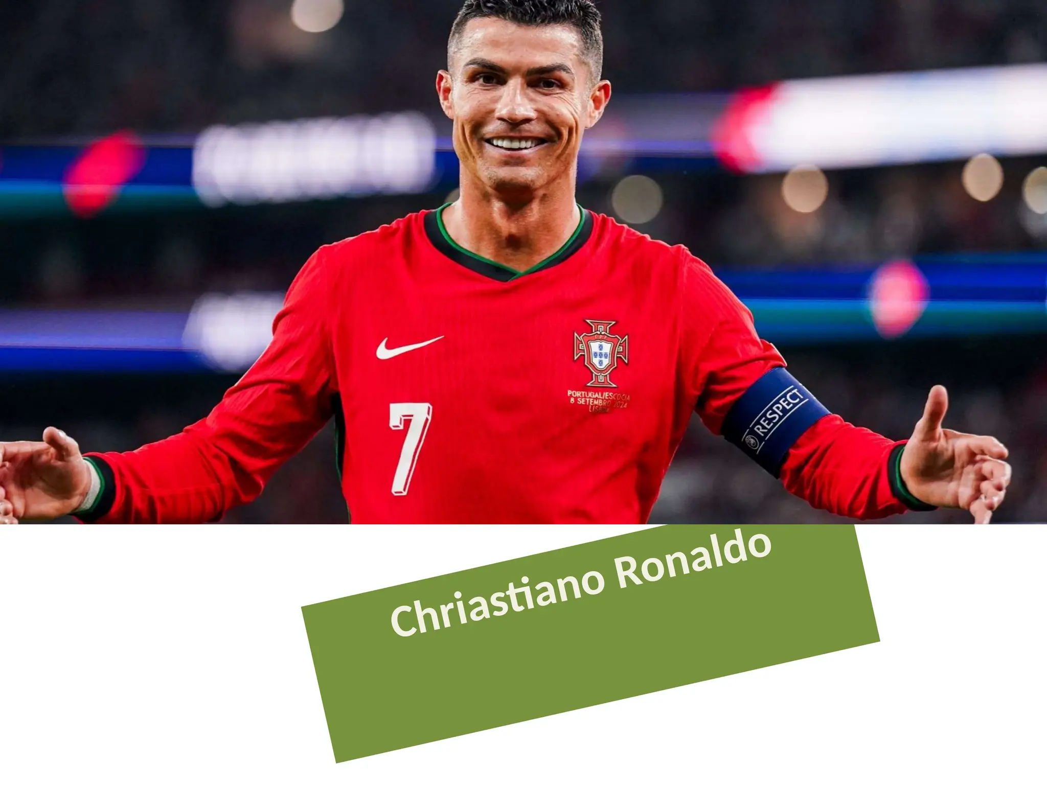 Christiano Ronaldo famous football star . | PPTX