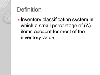 ABC Classification System | PPTX