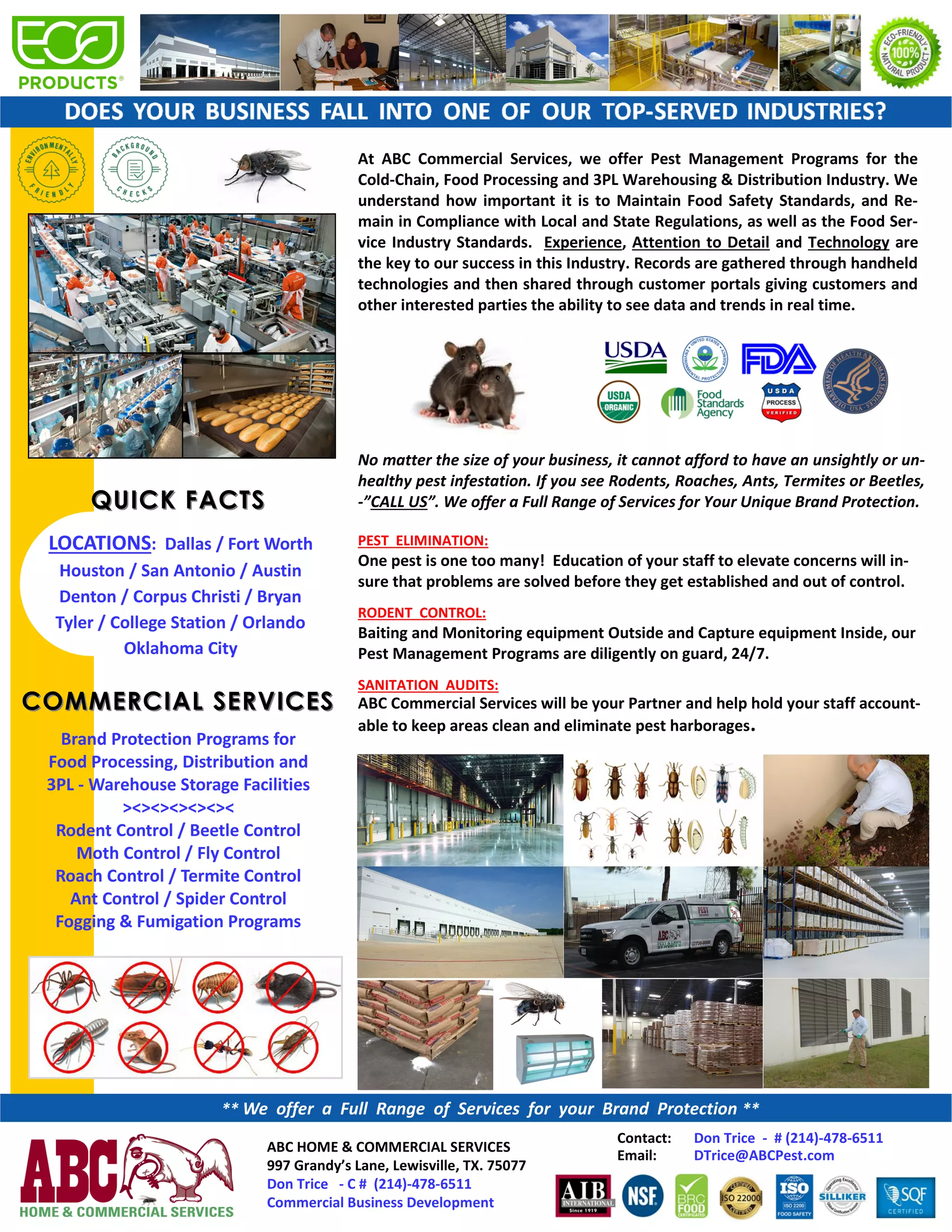 ABC Commercial Services flyer | PDF