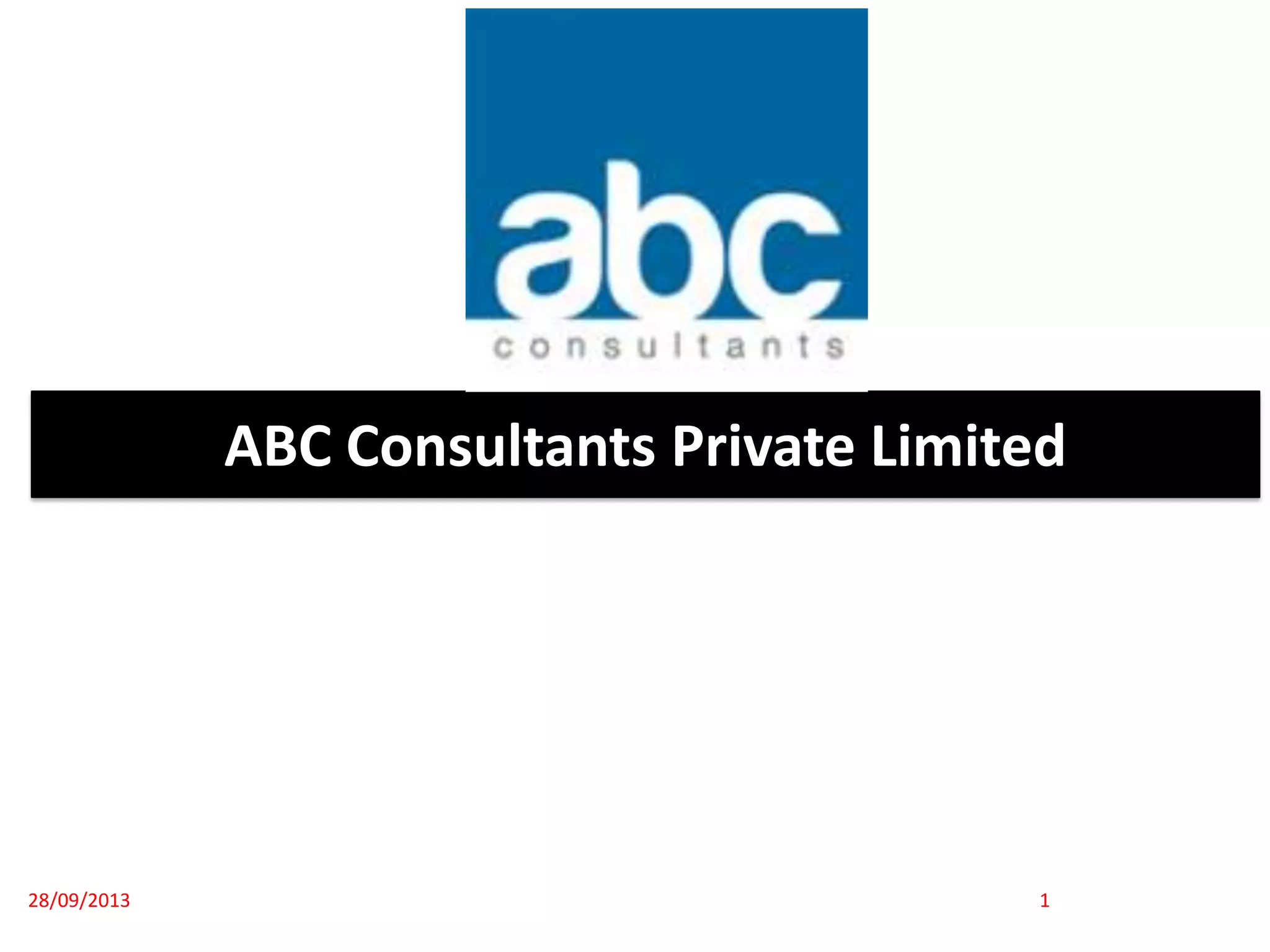 Abc consultants private limited | PPTX