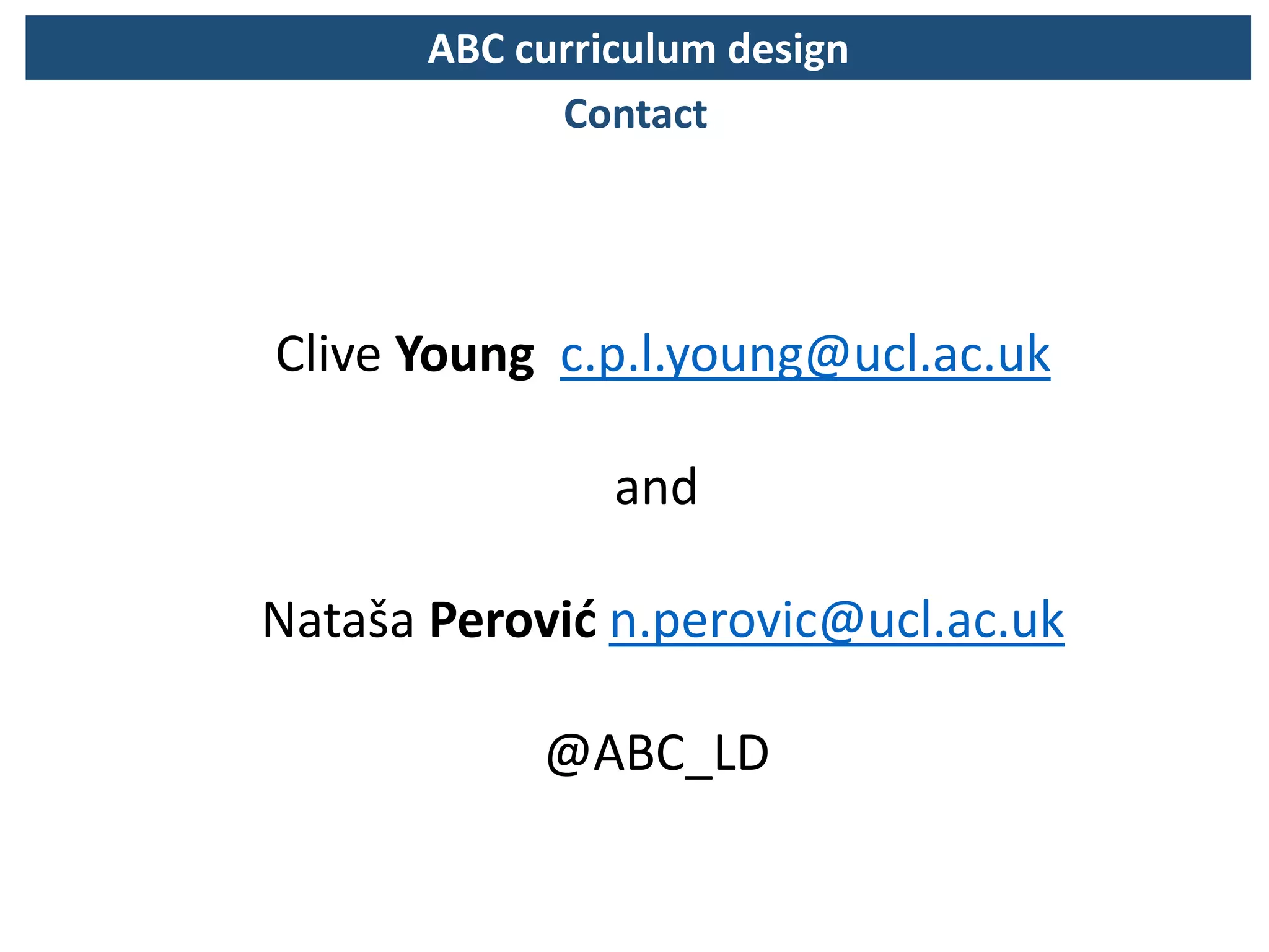 ABC Learning Design (#EDEN16 version) | PPTX