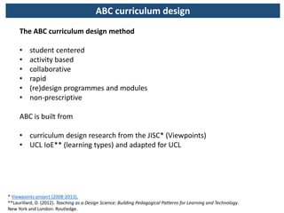 ABC Learning Design (#EDEN16 version) | PPT