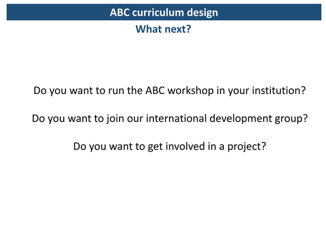 ABC Learning Design (#EDEN16 version) | PPT | Free Download