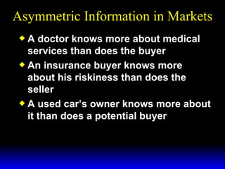 asymmetric information | PPT