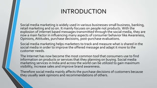 Social Media Marketing. | PPTX
