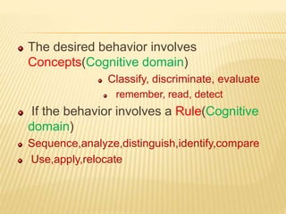 ABCD Method of writing Instructional Objectives | PPTX