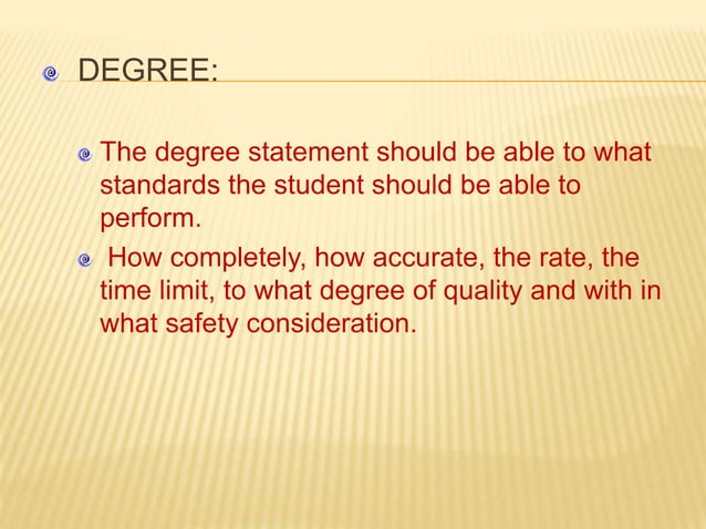 ABCD Method of writing Instructional Objectives | PPTX