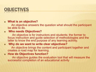 ABCD Method of writing Instructional Objectives | PPT