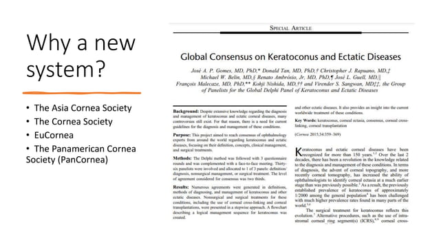 Keratoconus: ABCD classification | PPT