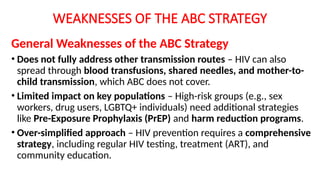 ABCD- STRATEGY FOR HIV/AIDS PREVENTION PPT | PPT