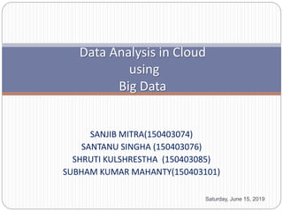 flight data analysis using big data | PPT