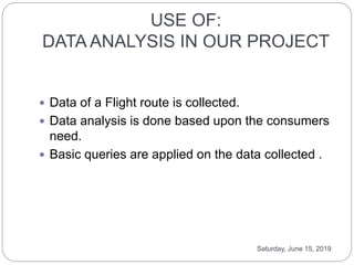 flight data analysis using big data | PPT