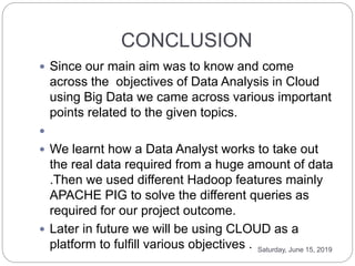 flight data analysis using big data | PPT