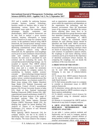 ABCD Analysis As Research Methodology In Company Case Studies | PDF ...