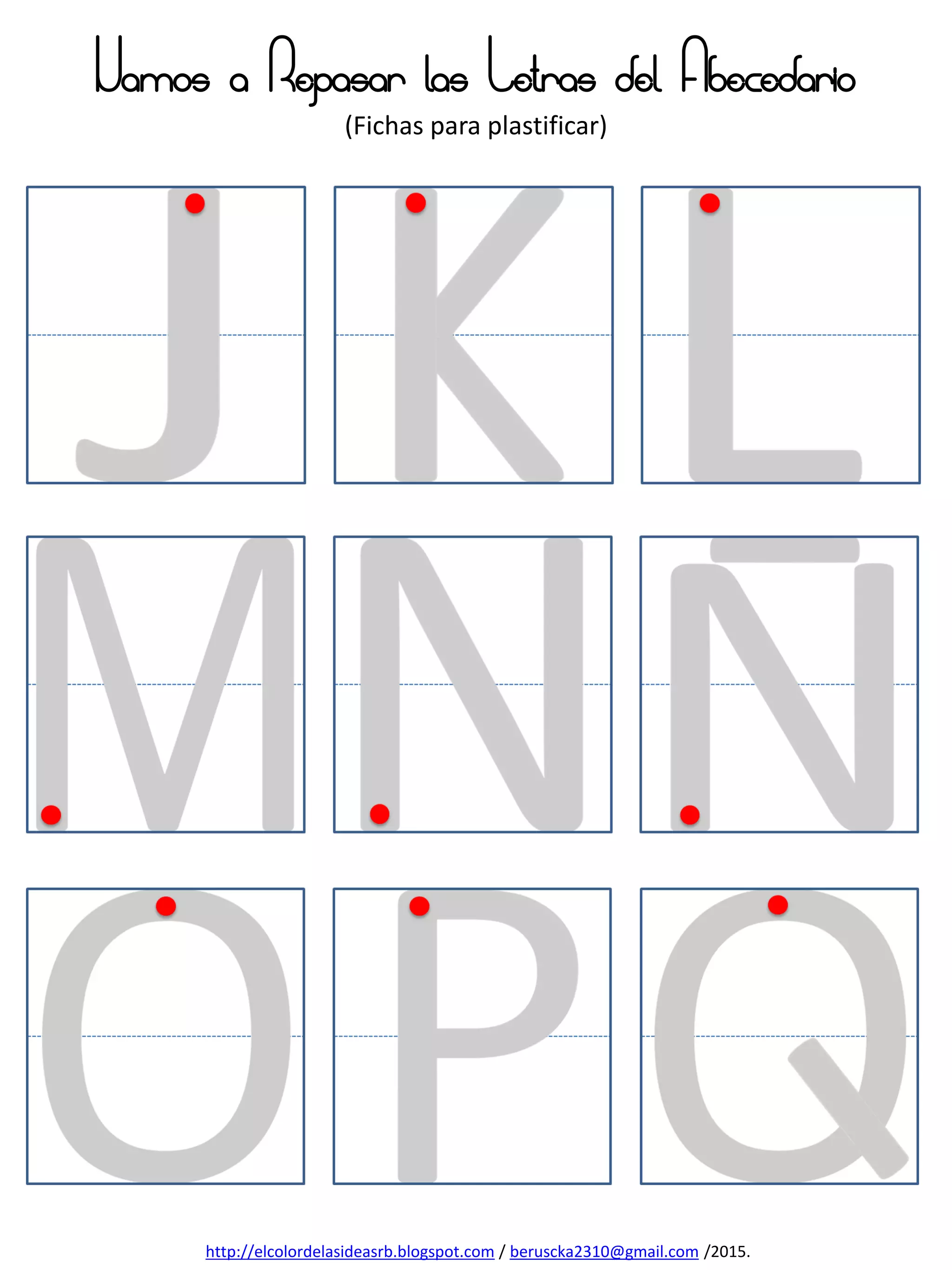 Abecedario - GRAFOMOTRICIDAD | PDF