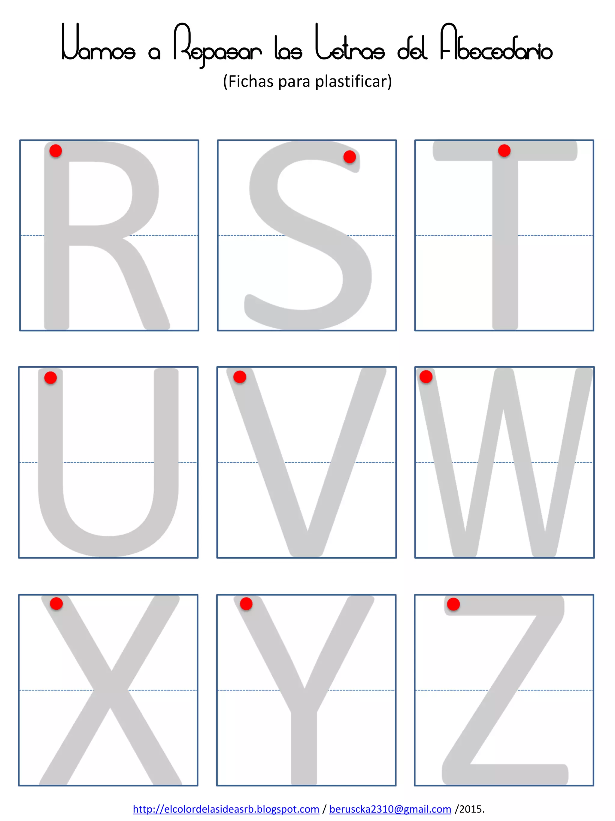 Abecedario - GRAFOMOTRICIDAD | PDF