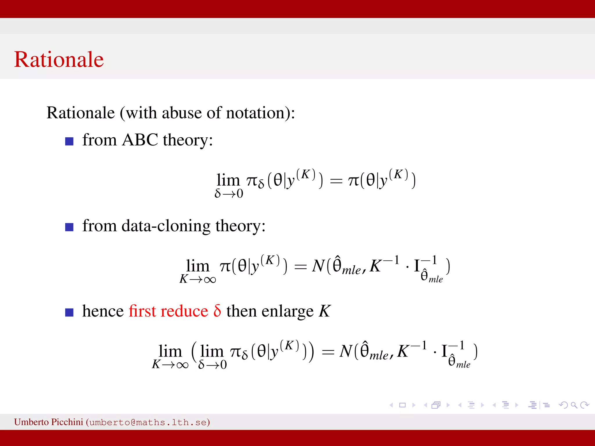 ABC with data cloning for MLE in state space models | PPT