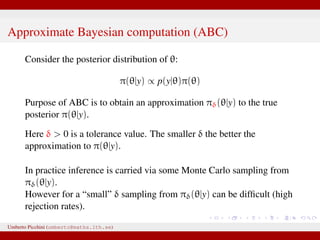 ABC with data cloning for MLE in state space models | PPT