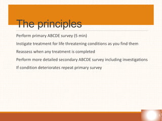 Abcde approach-to-the-critically-ill-patient | PPTX