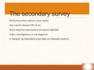 Abcde approach-to-the-critically-ill-patient | PPTX